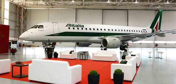 Primul E190 pentru Alitalia – Aeronews Global