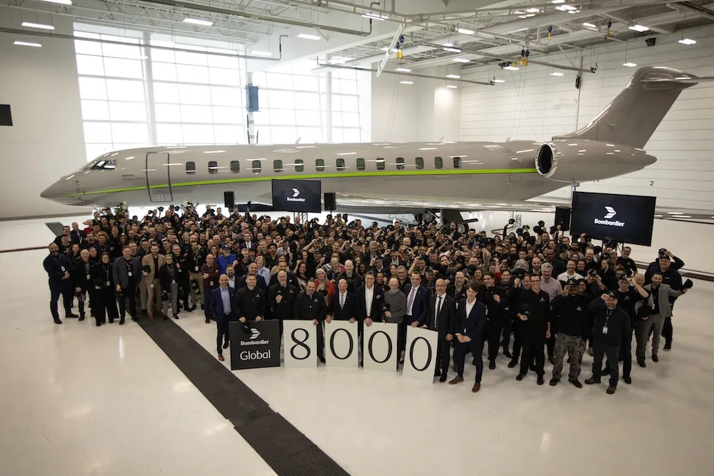Bombardier’s Global 8000 enters into service